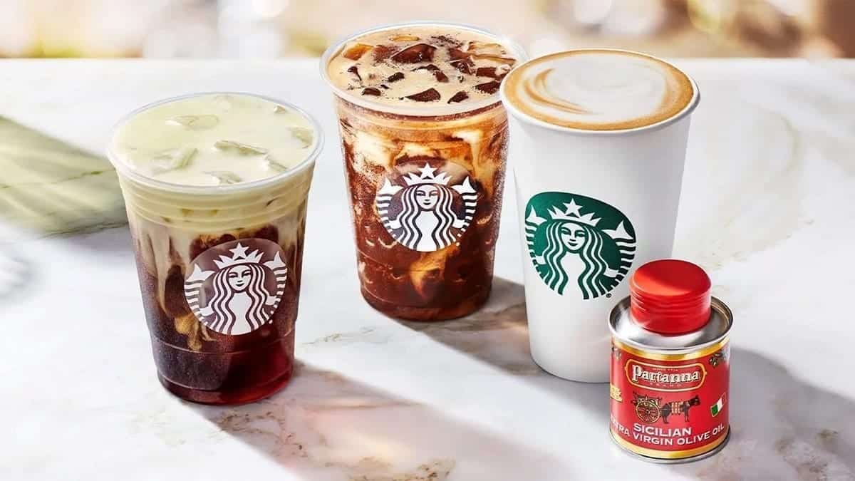 Starbucks Launches Coffee Variants with Olive Oil